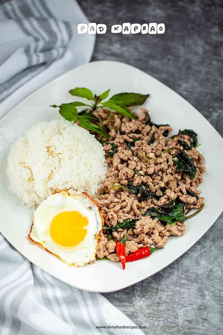 Pad Ka Prao (Holy Basil Stir Fry) - Oh My Food Recipes