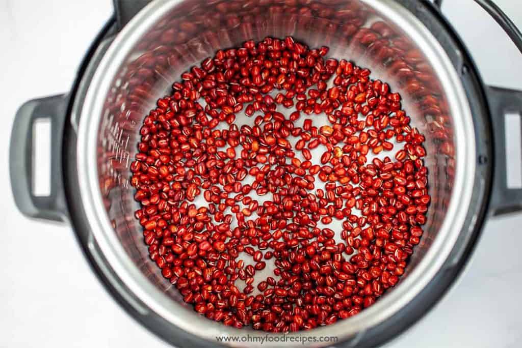 Sweet Red Bean Soup (紅豆沙) - Oh My Food Recipes
