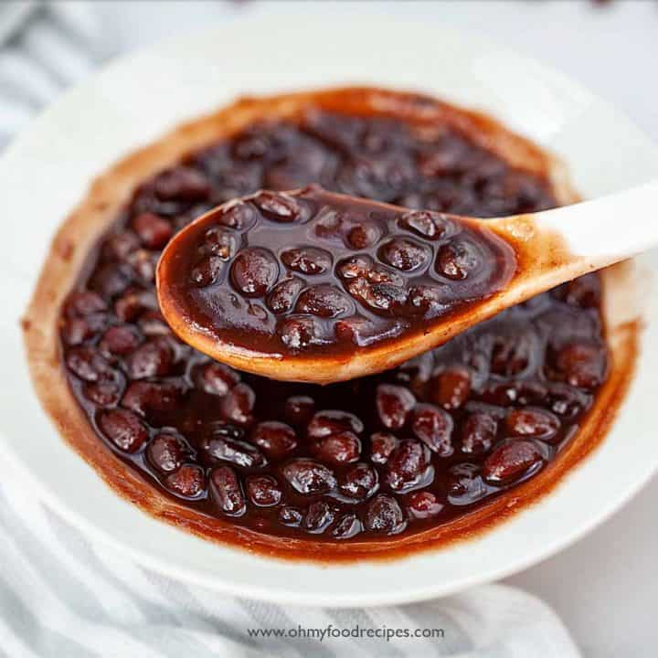 Sweet Red Bean Soup (紅豆沙) - Oh My Food Recipes