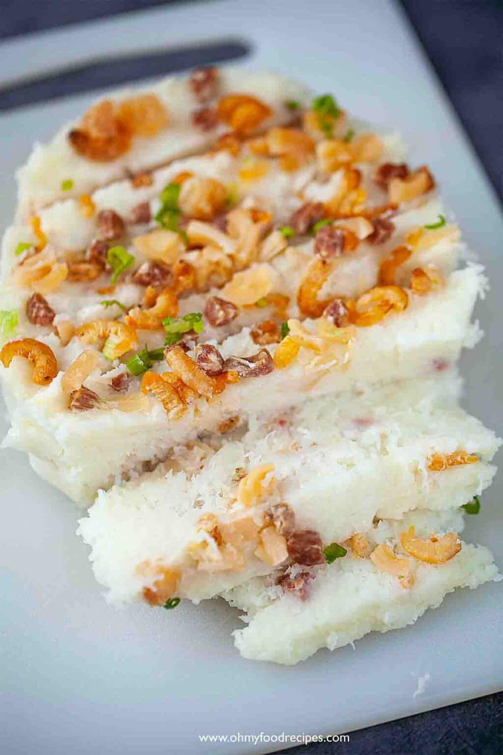 Chinese Turnip Cake (蘿蔔糕) Lo Bak Go - Oh My Food Recipes