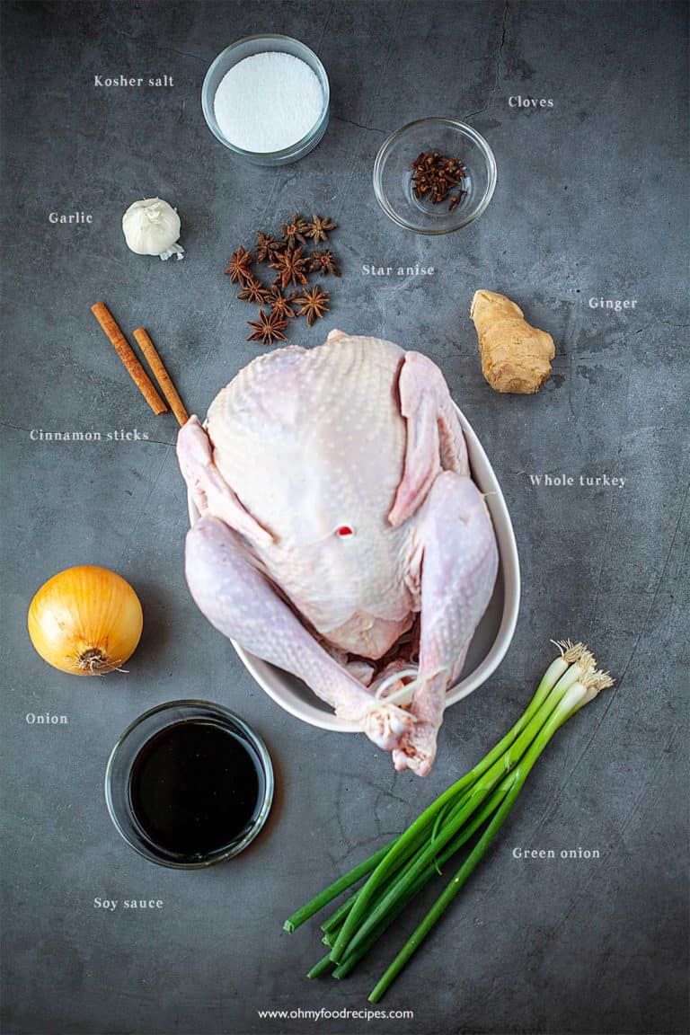 Asian Turkey with Asian Spices Brine - Oh My Food Recipes