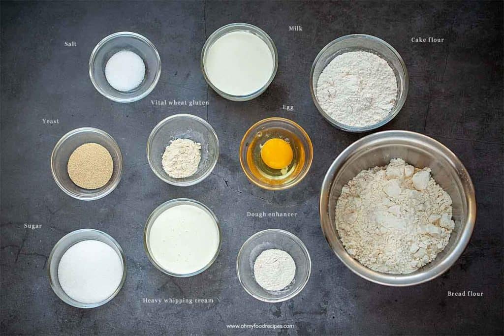 Cocktail Bun (雞尾包) Chinese Coconut Bun - Oh My Food Recipes