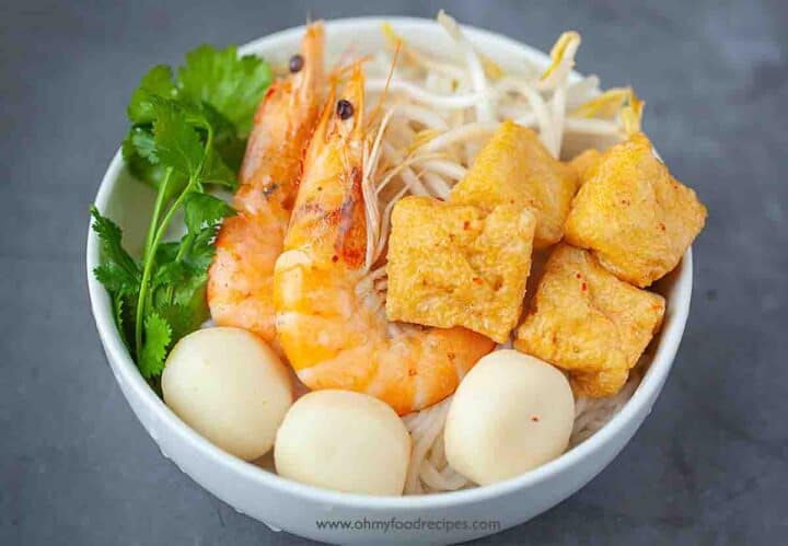 Laksa Noodle Soup Southeast Aisa Flavor - Oh My Food Recipes