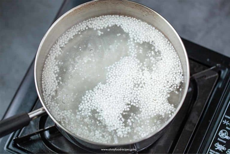 Taro & Tapioca Pearl Dessert (椰汁芋頭西米露)- Oh My Food Recipes