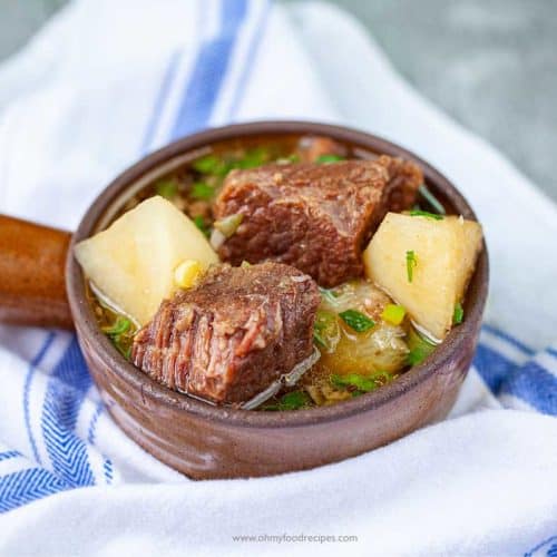 Braised Beef and Radish (蘿蔔炆牛腩) - Oh My Food Recipes