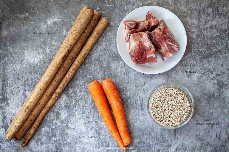 Gobo Soup Recipe or Burdock Root Soup - Oh My Food Recipes