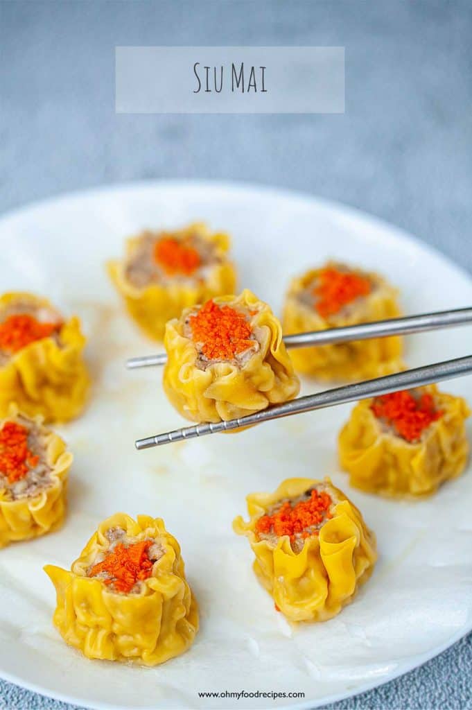 Dim Sum Siu Mai or Shumai (燒賣) - Oh My Food Recipes