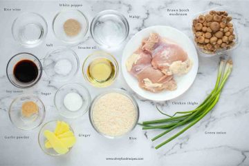 Sesame Oil Chicken Rice - Oh My Food Recipes