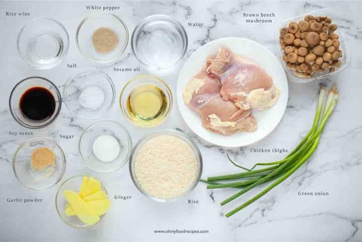 Sesame Oil Chicken Rice - Oh My Food Recipes