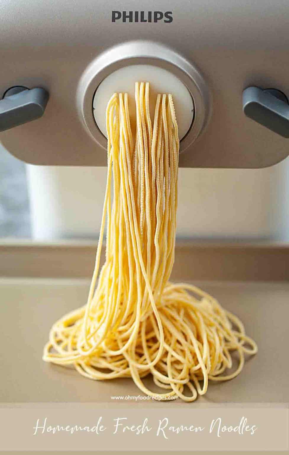 How to Make Fresh Ramen Noodles - Oh My Food Recipes