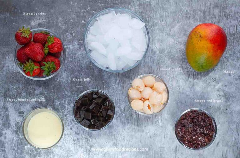 Delightful Asian Shaved Ice (刨冰) Bao Bing - Oh My Food Recipes