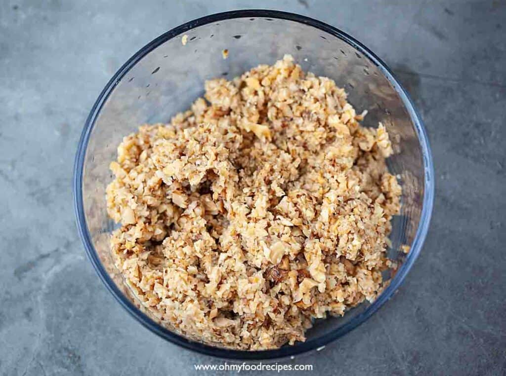 Chinese steamed minced pork (冬菇蒸肉餅) - Oh My Food Recipes