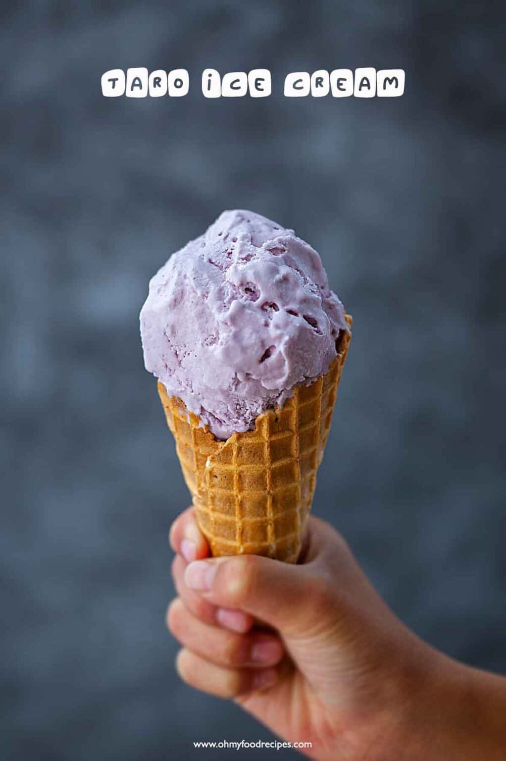 Taro Ice Cream Recipe (香芋雪糕) - Oh My Food Recipes