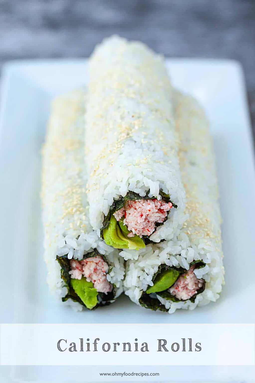 Homemade California Roll - Oh My Food Recipes