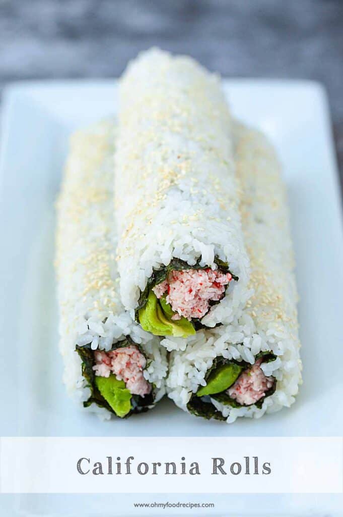 Homemade California Roll - Oh My Food Recipes