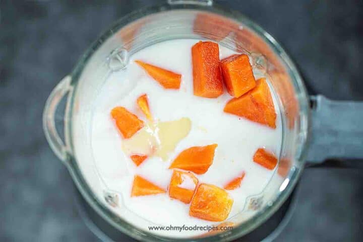 Papaya Milk - Oh My Food Recipes