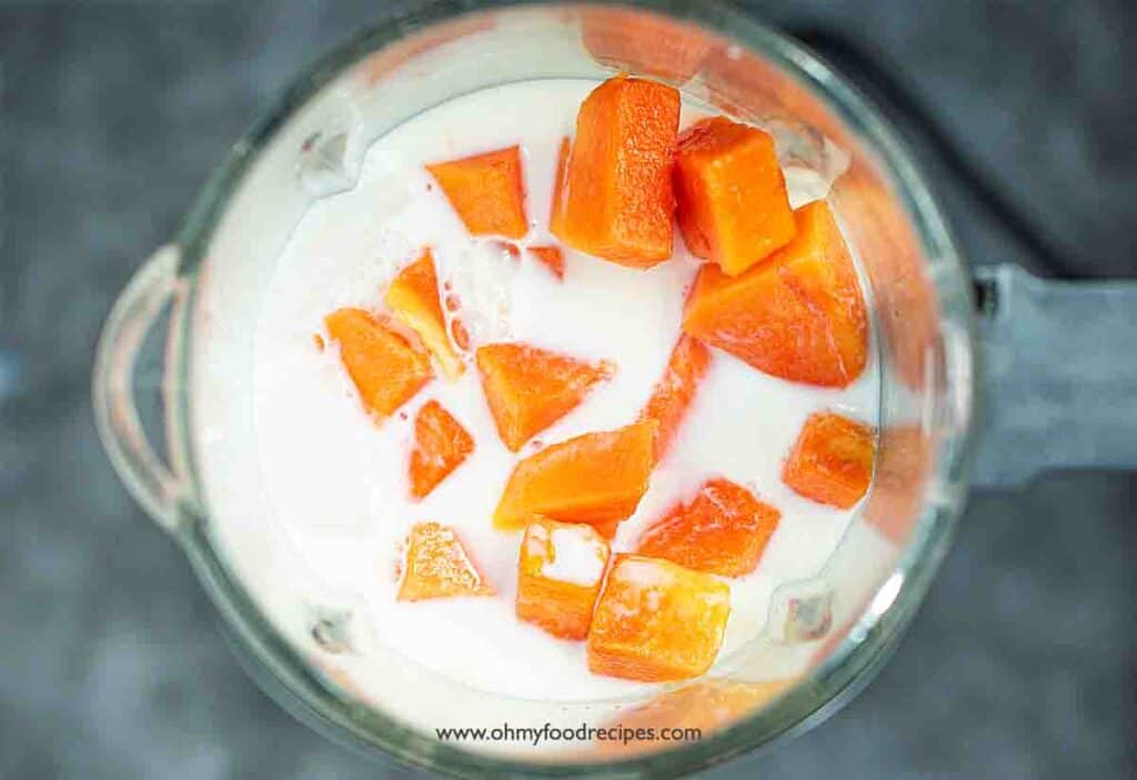 Papaya Milk - Oh My Food Recipes