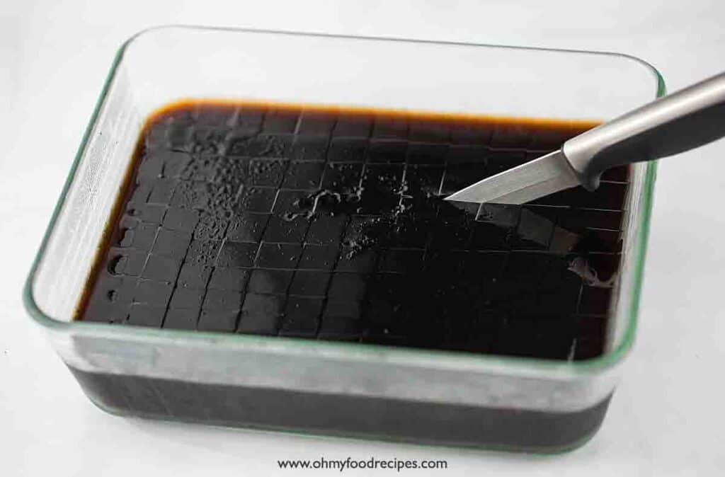 Grass Jelly Drink - Oh My Food Recipes