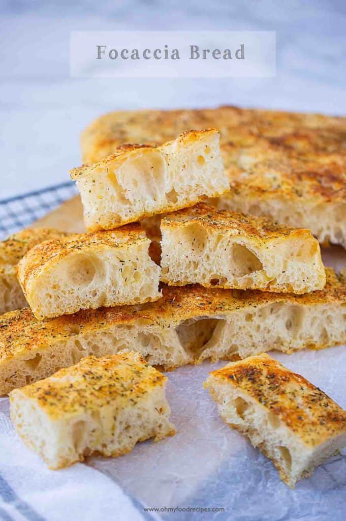 No Knead Focaccia: Step by Step Guide - Oh My Food Recipes