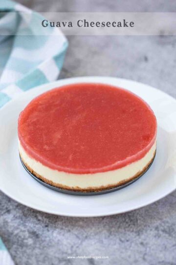 Guava Cheesecake: A Tropical Dessert Delight - Oh My Food Recipes