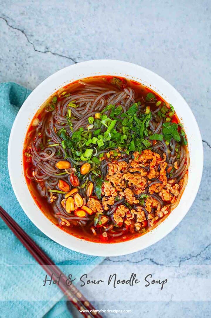 Hot and Sour Noodle Soup: A Flavorful Journey - Oh My Food Recipes